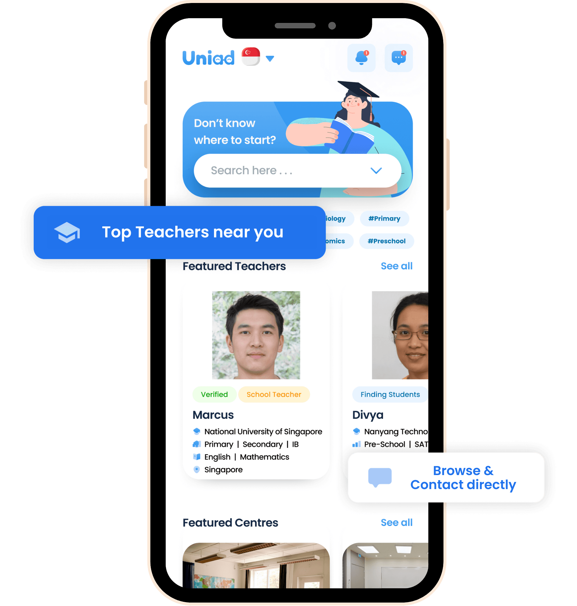 Uniad - Singapore’s Top Platform for Tutors and Tuition