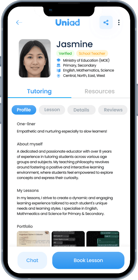 Uniad - Singapore’s Top Platform for Tutors and Tuition